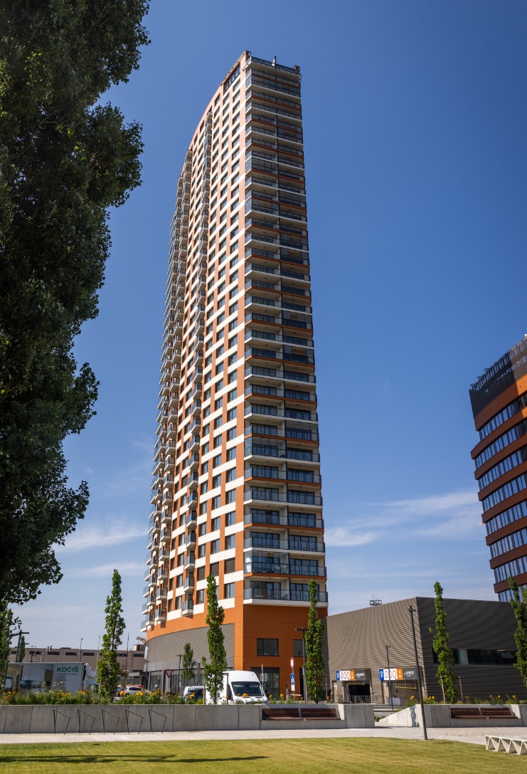 Bratislavské výškové objekty Klingerka a Eurovea Tower - TZB-info