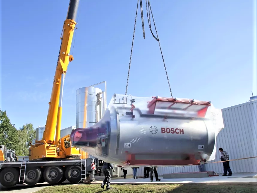 11 let průmyslových kotlů Bosch - TZB-info