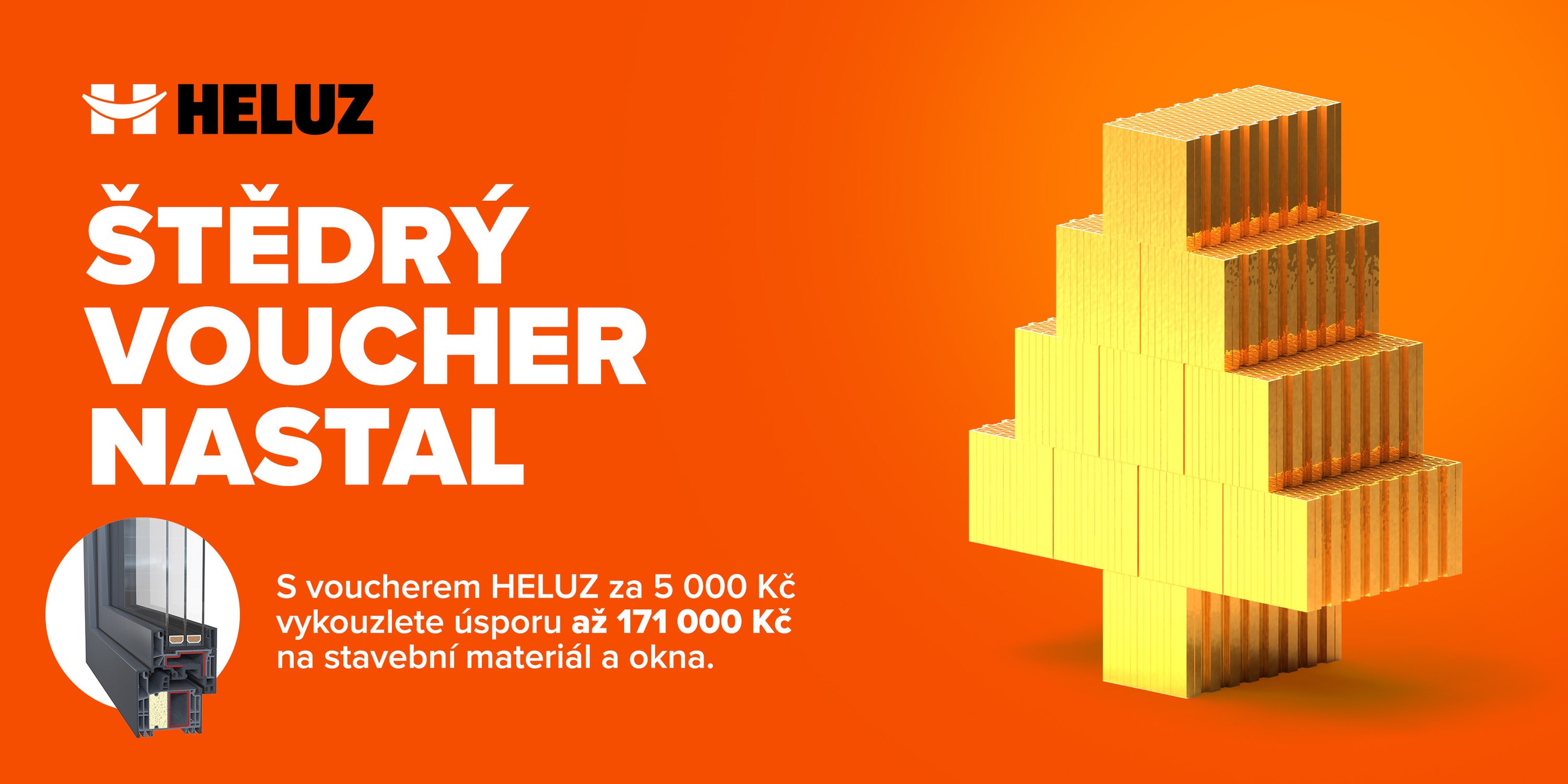 Štědrý voucher nastal: Vánoční akce HELUZ nabízí úsporu až 171 000 Kč ...
