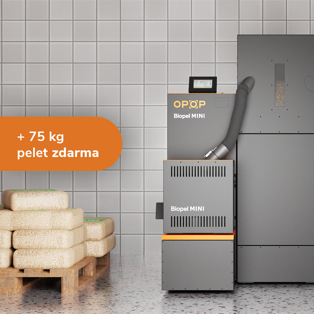 K novému kotli Biopel mini pelety zdarma - TZB-info
