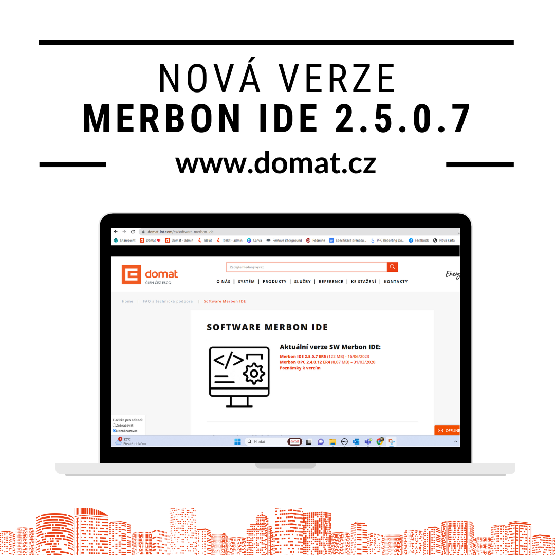 Nová verze Merbon IDE 2.5.0.7 - TZB-info