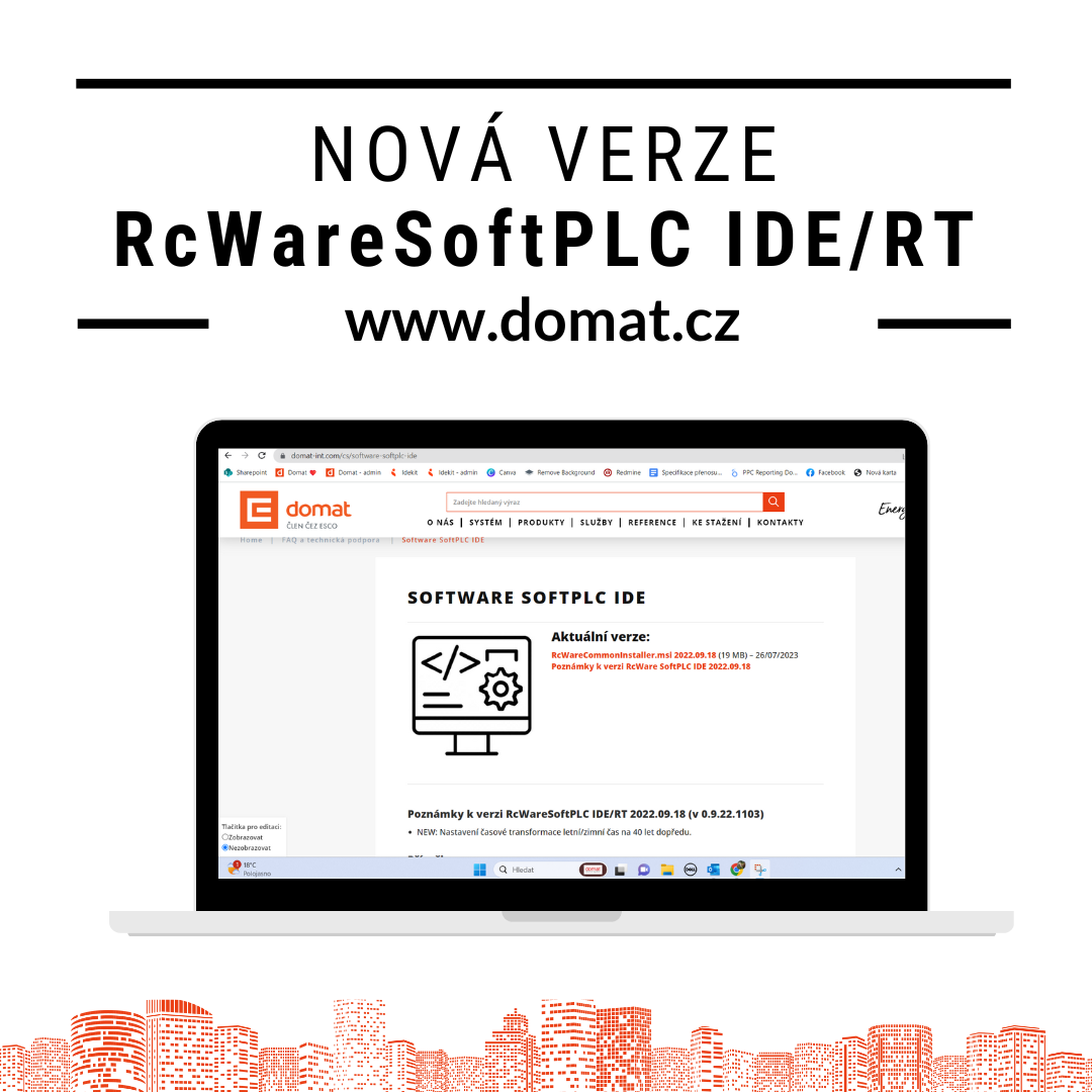 Nová verze RcWareSoftPLC IDE/RT - TZB-info