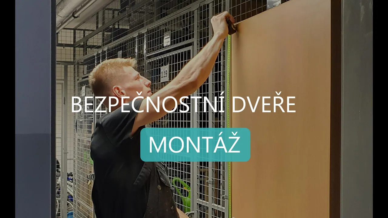 Bezpečnostní dveře - video z montáže - TZB-info