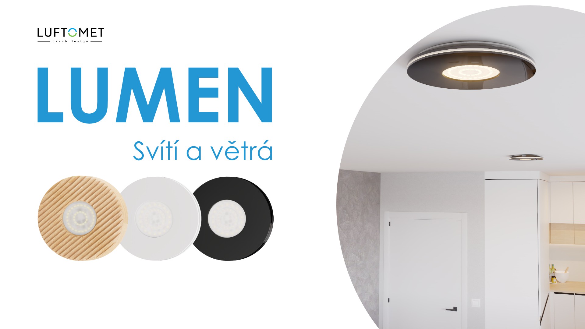 Unikátní řešení pro větrání a svícení - vyústka LUFTOMET® Lumen s LED ...
