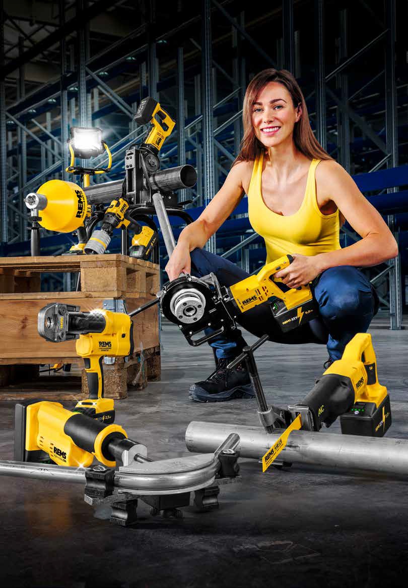 Stroje a nástroje pro opracování trubek REMS – AKCE JARO 2025 - TZB-info