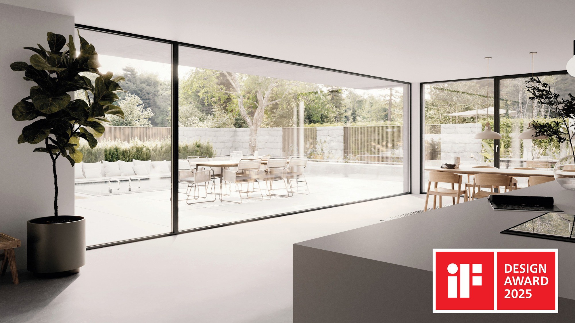 iF DESIGN AWARD 2025: REHAU Window Solutions získalo další ocenění za ARTEVO TERRA - TZB-info